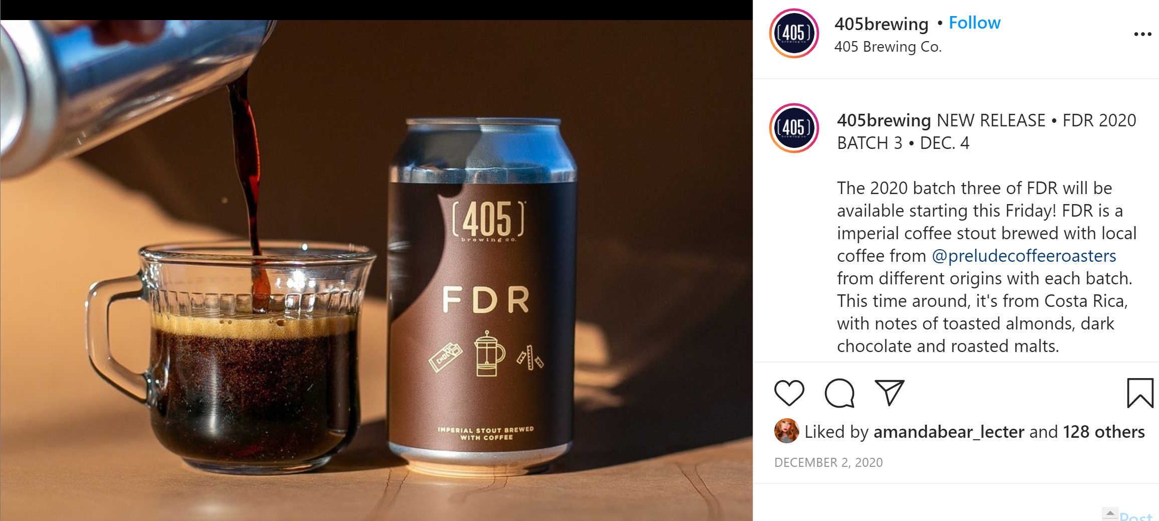 (405) Brewing Co. and Prelude Coffee Roasters- Oklahoma City, OK ...